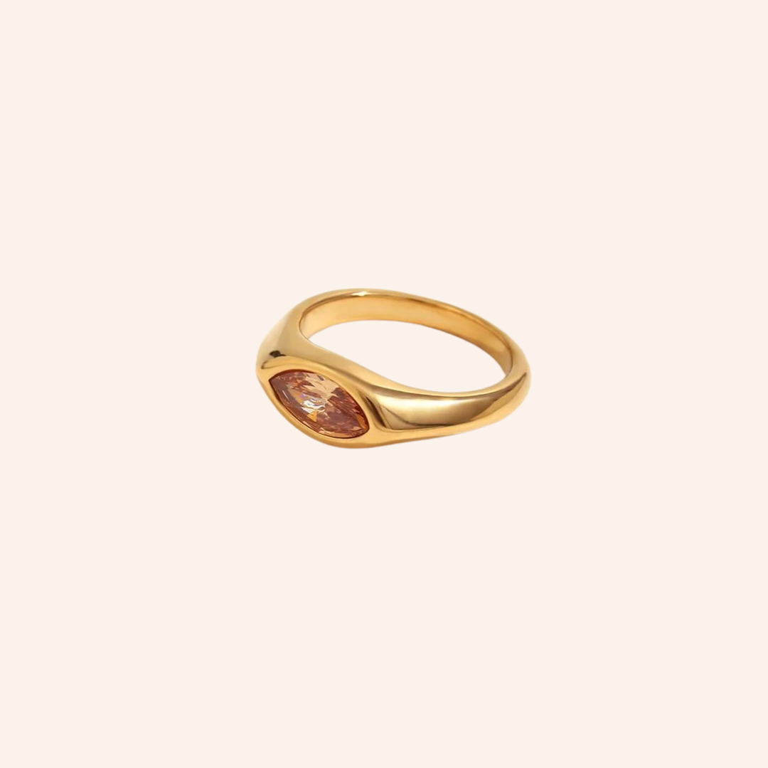Ember Ring in 18k Gold Plated | Gold Plated Stainless Steel Fashion ...