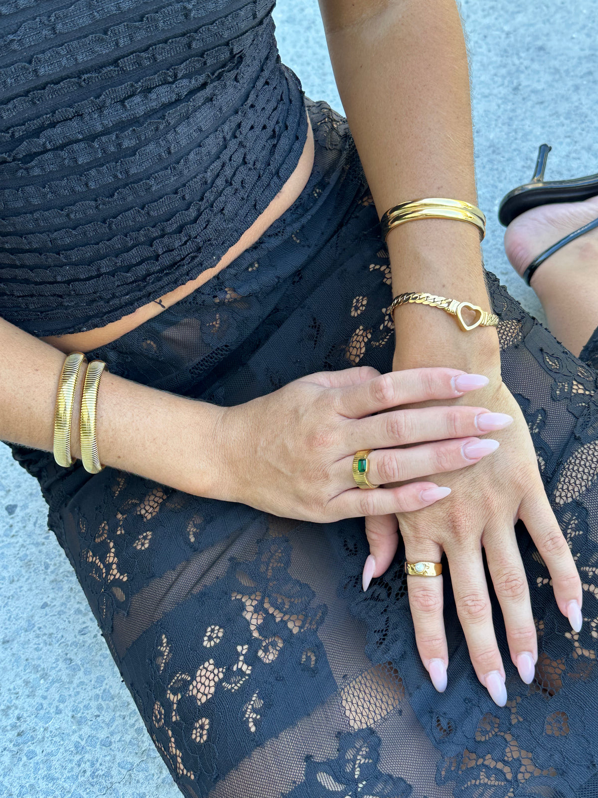 All Yours Bracelet in Gold | Gold Plated Stainless Steel Fashion ...